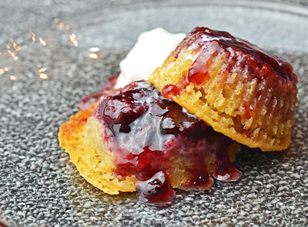 Mini Cherry Cobbler