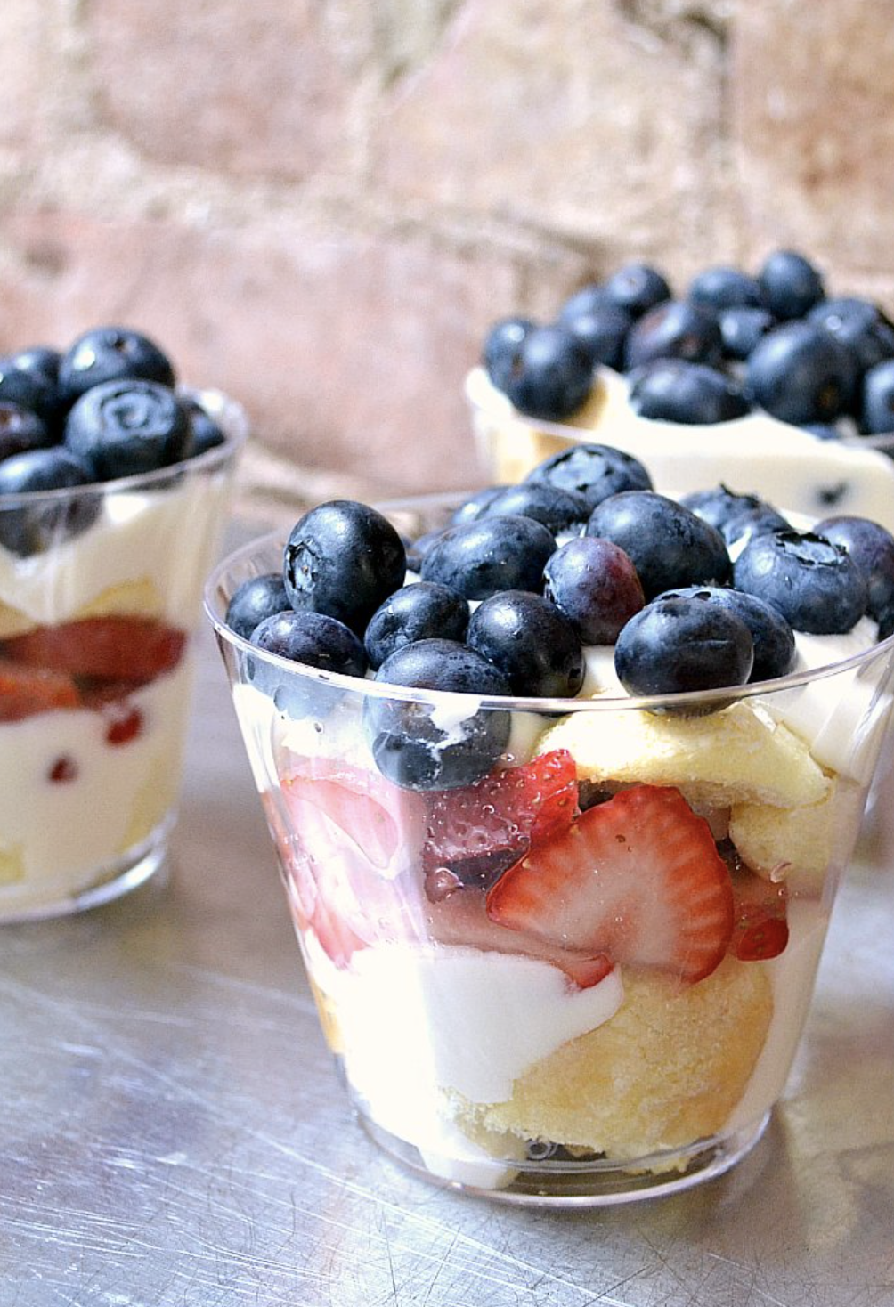 Mixed Berry Mini Trifles