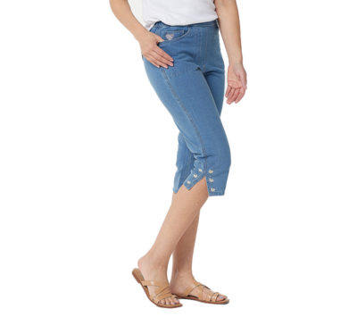 DreamJeannes Capris w/ Rhinestone Detail