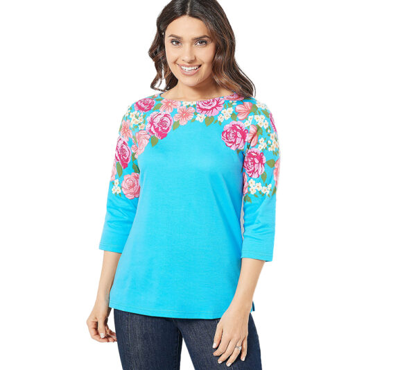 Sequin Floral Tops and Pants | Quacker Factory