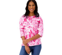 Sequin Floral Tops and Pants | Quacker Factory